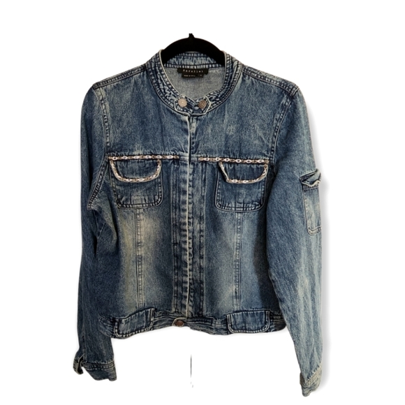 parallel | Jackets & Coats | Vintage Embroidered 5 Pocket Jean Jacket ...